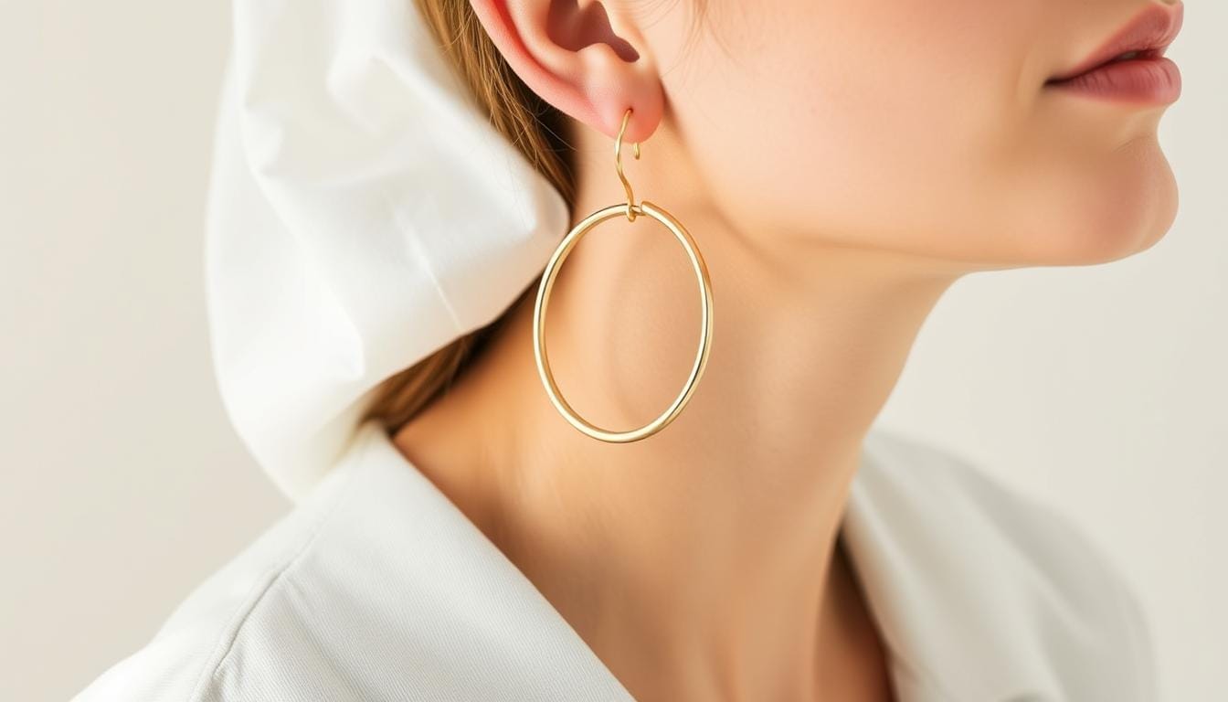 How to Match Classic Hoop Earrings with Your Hairstyle