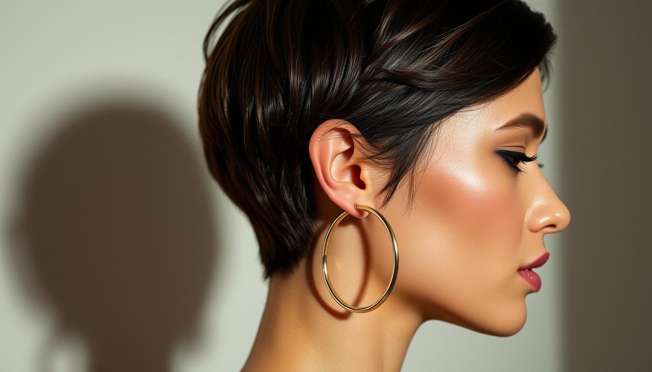 How to Match Classic Hoop Earrings with Your Hairstyle